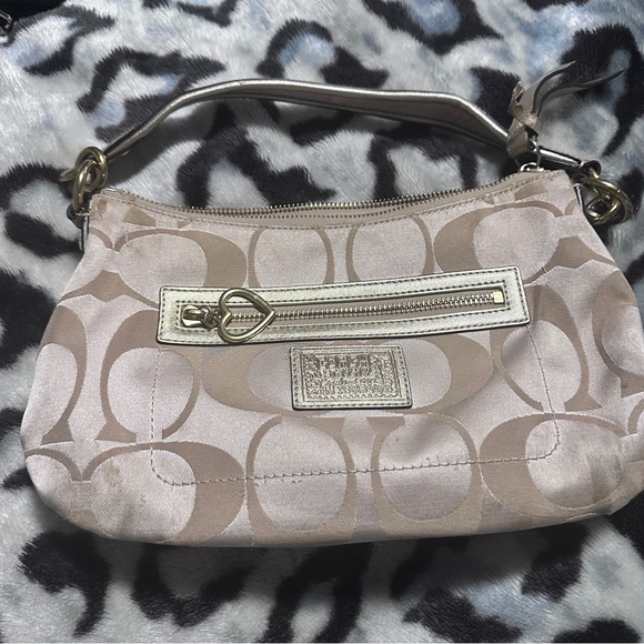 Coach | Bags | Vintage Coach Cream Colored Shoulder Bag | Poshmark